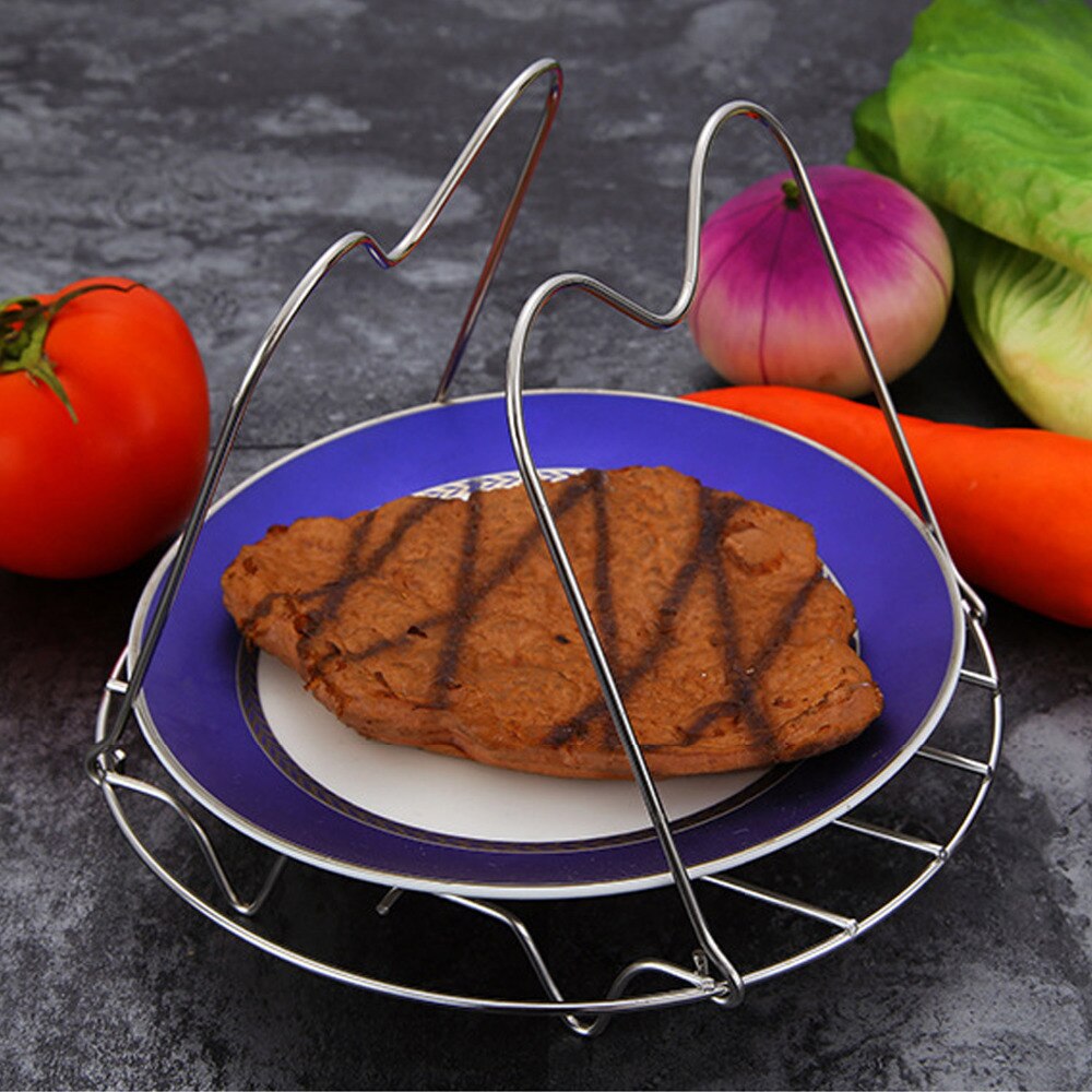 Behogar Stainless Steel Steamer Rack Trivet w/Hand... – Grandado