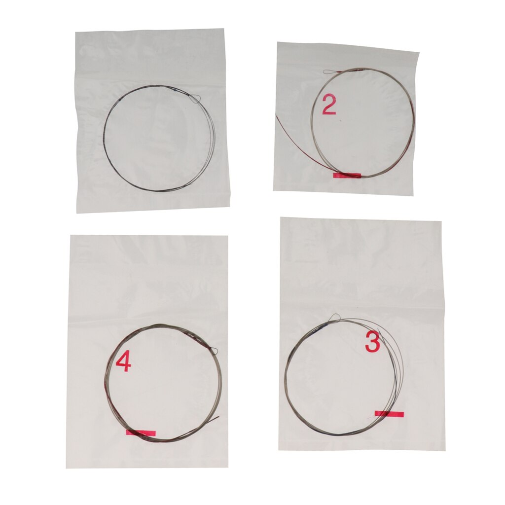 DIY 4 Pieces Alloy Pipa Strings Chinese Lute Parts... – Vicedeal