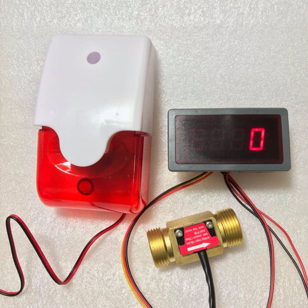 US308MT Digital Flow Meter Alarmer YF-B6 BSP 3/4" ... – Grandado
