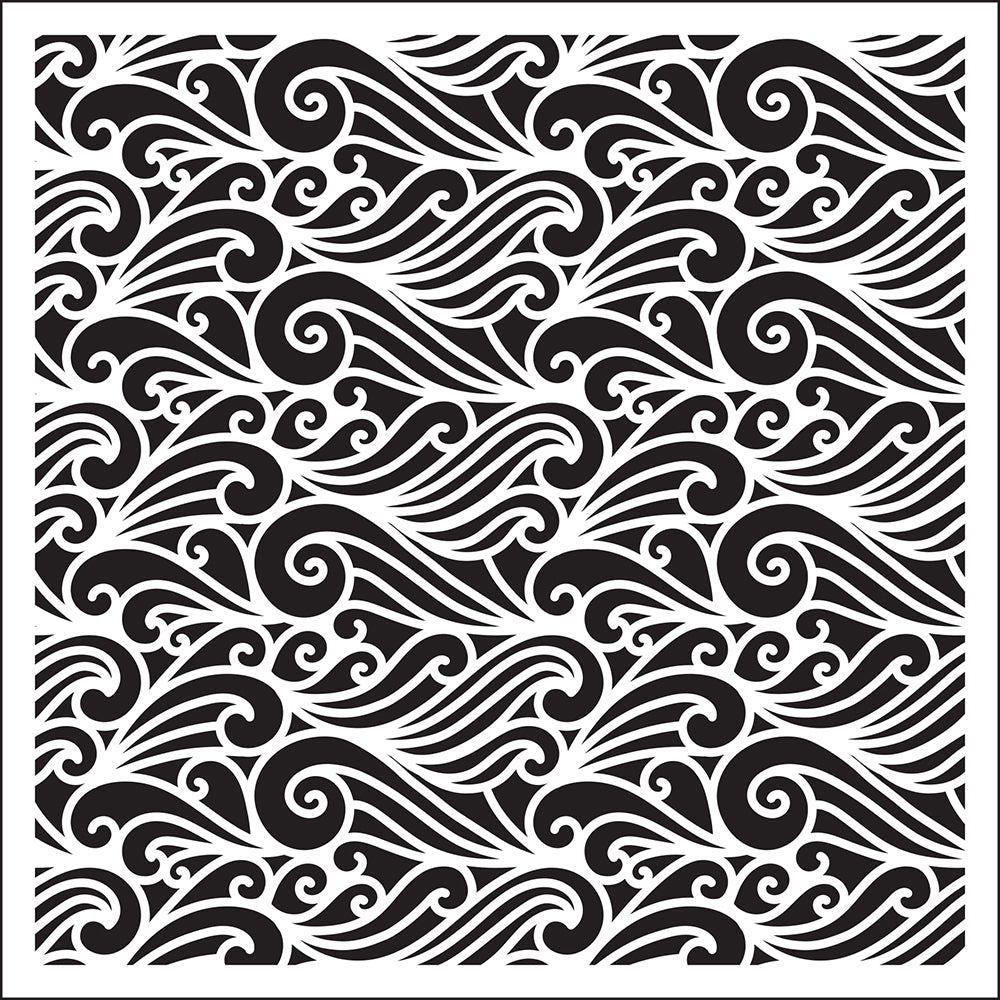 2022 Waves Layering Stencils Diy Scrapbook Diary P... – Grandado