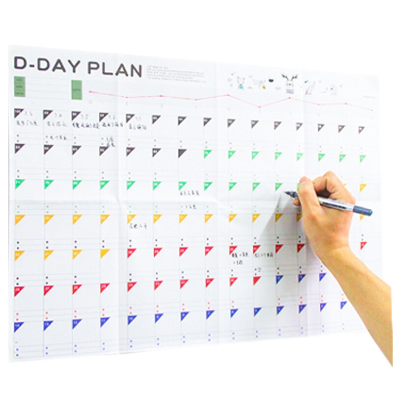 2022 wall calendar year planner daily plan paper w... – Vicedeal