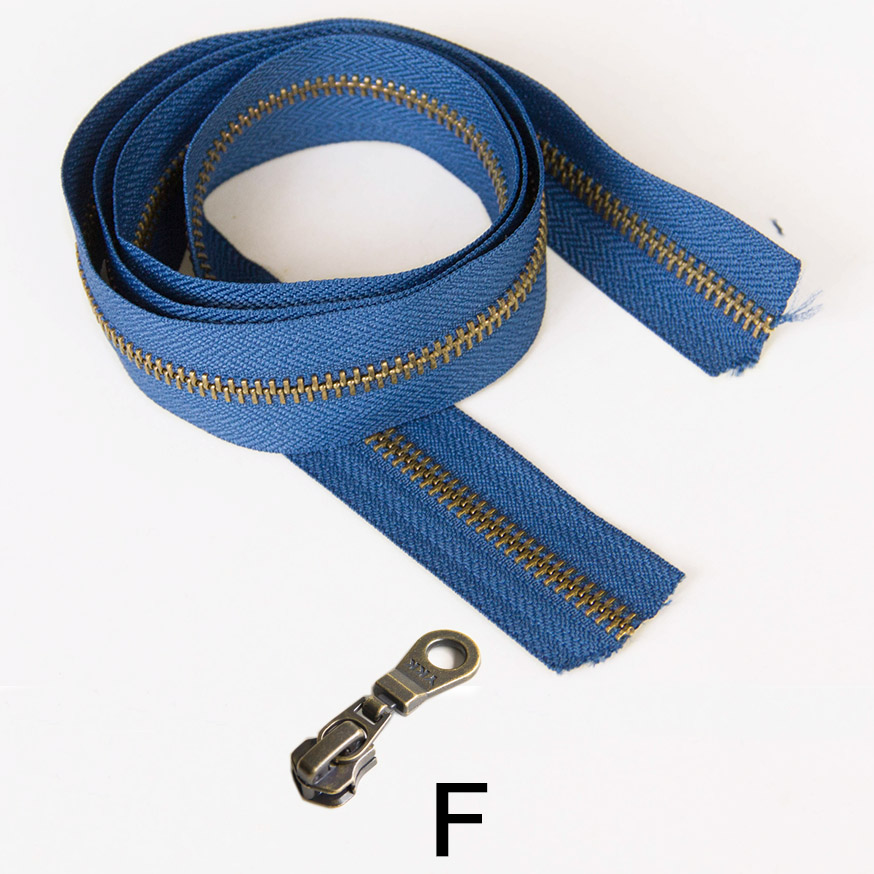 1 Meter YKK 5# Metal Bronze Coil Zippers DIY Sewin... – Vicedeal