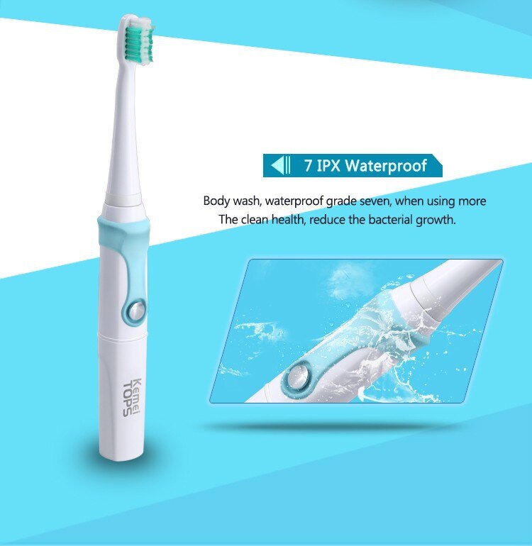 Kemei rechargeable electric toothbrush ultrasonic ... – Vicedeal