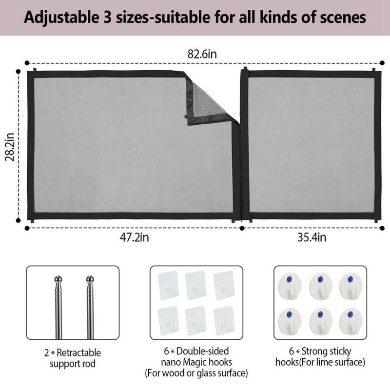 Pet Dog Isolation Net Dog Fences Portable Folding ... – Grandado