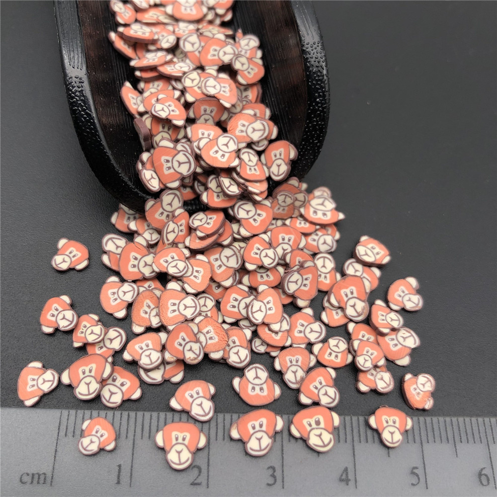 50g Monkey Polymer Clay Sprinkle For Kids Diy ,Sof... – Vicedeal