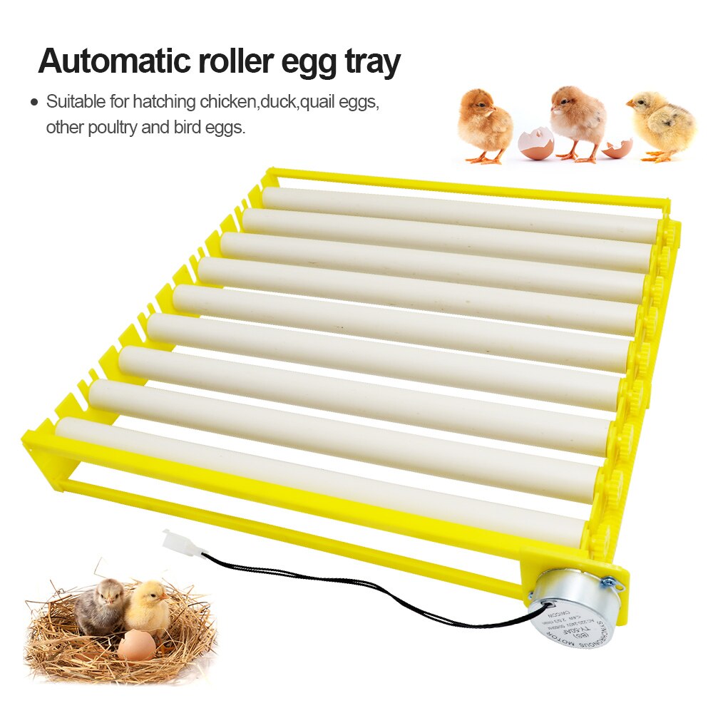 9 Roller Tubes Egg Tray For Egg Incubator 56 Chick... – Grandado