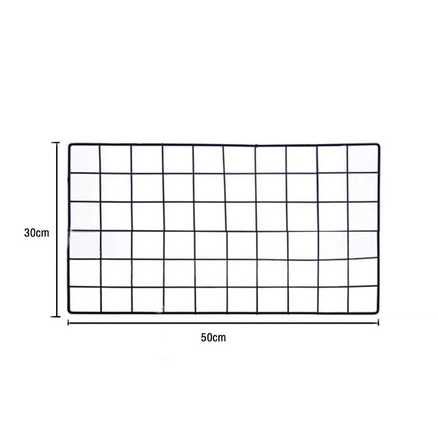 Ins Nordic Home Wall Decoration Iron Grid Decor Ph... – Grandado