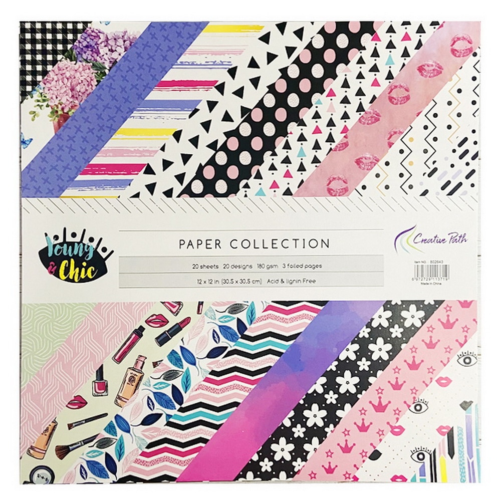 CRZCrafter Scrapbooking Papers 12 Inch Background ... – Grandado