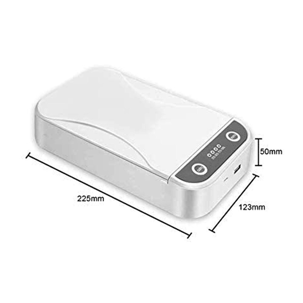 LED Portable Dual UV Light Sterilizer Box Jewelry ... – Vicedeal