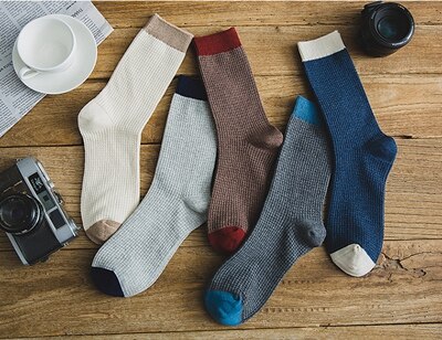 Men Long Socks Compression Man Dress Socks Male Br... – Grandado
