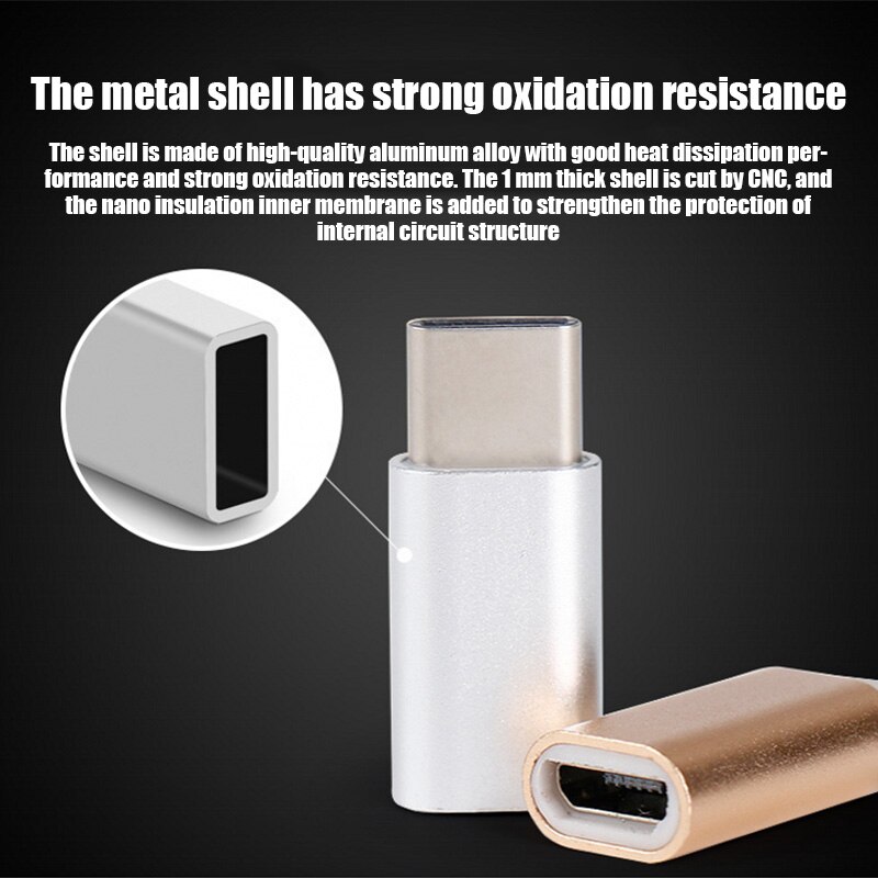 1/5/10PCS Mobile Phone Adapter Micro USB To Type-C... – Grandado