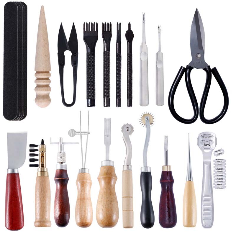 LMDZ Leather Craft Tools Sewing Stitching Punch Ca... – Grandado