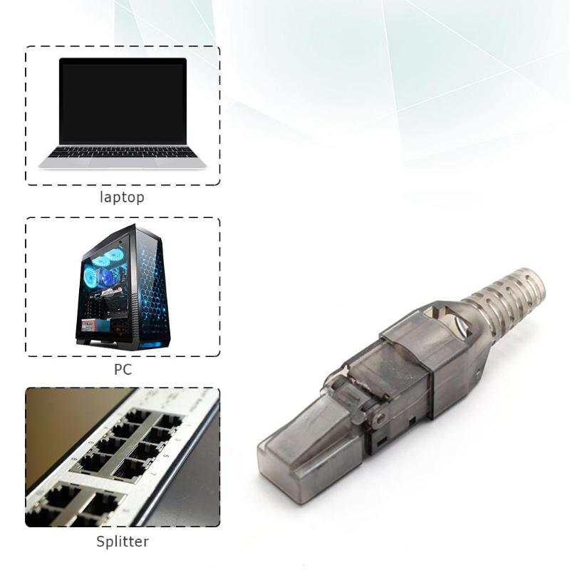 Cabeza de cristal reutilizable tipo blindado RJ45 ... – Grandado