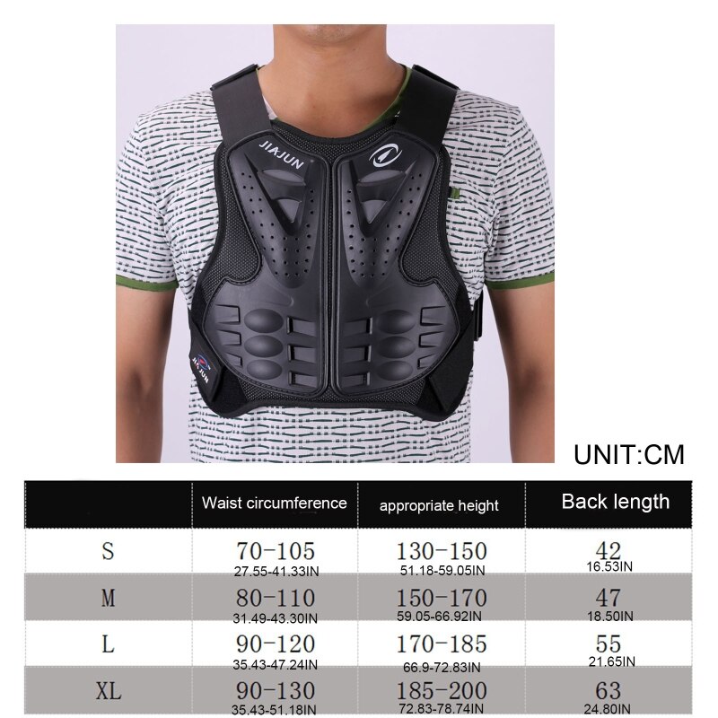 Adult Dirt Bike Body Armor Protective Gear Chest B... – Vicedeal