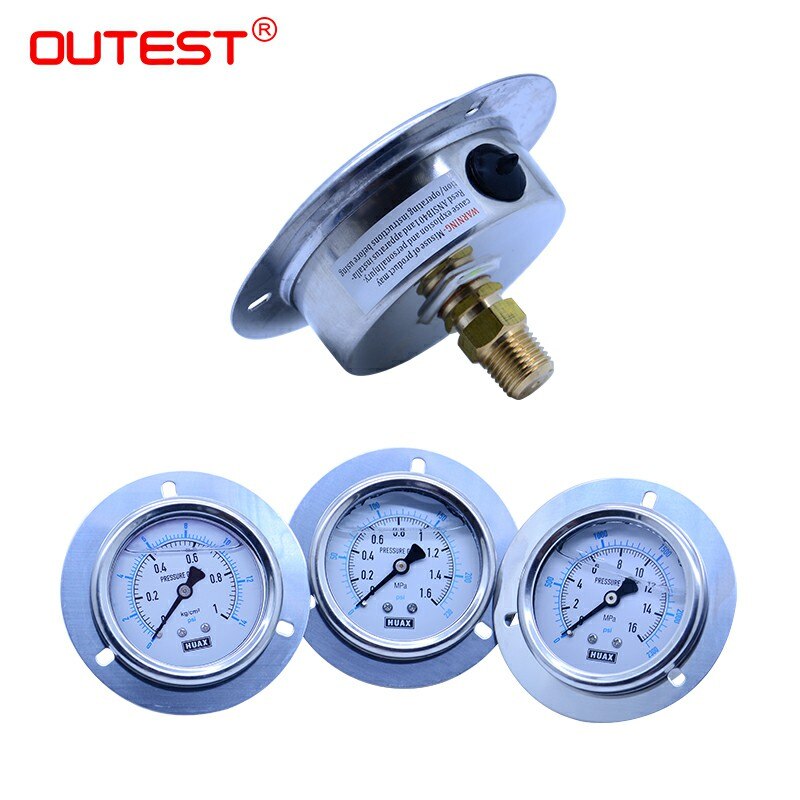 OUTEST Air oil water Hydraulic Pressure gauge Thre... – Grandado