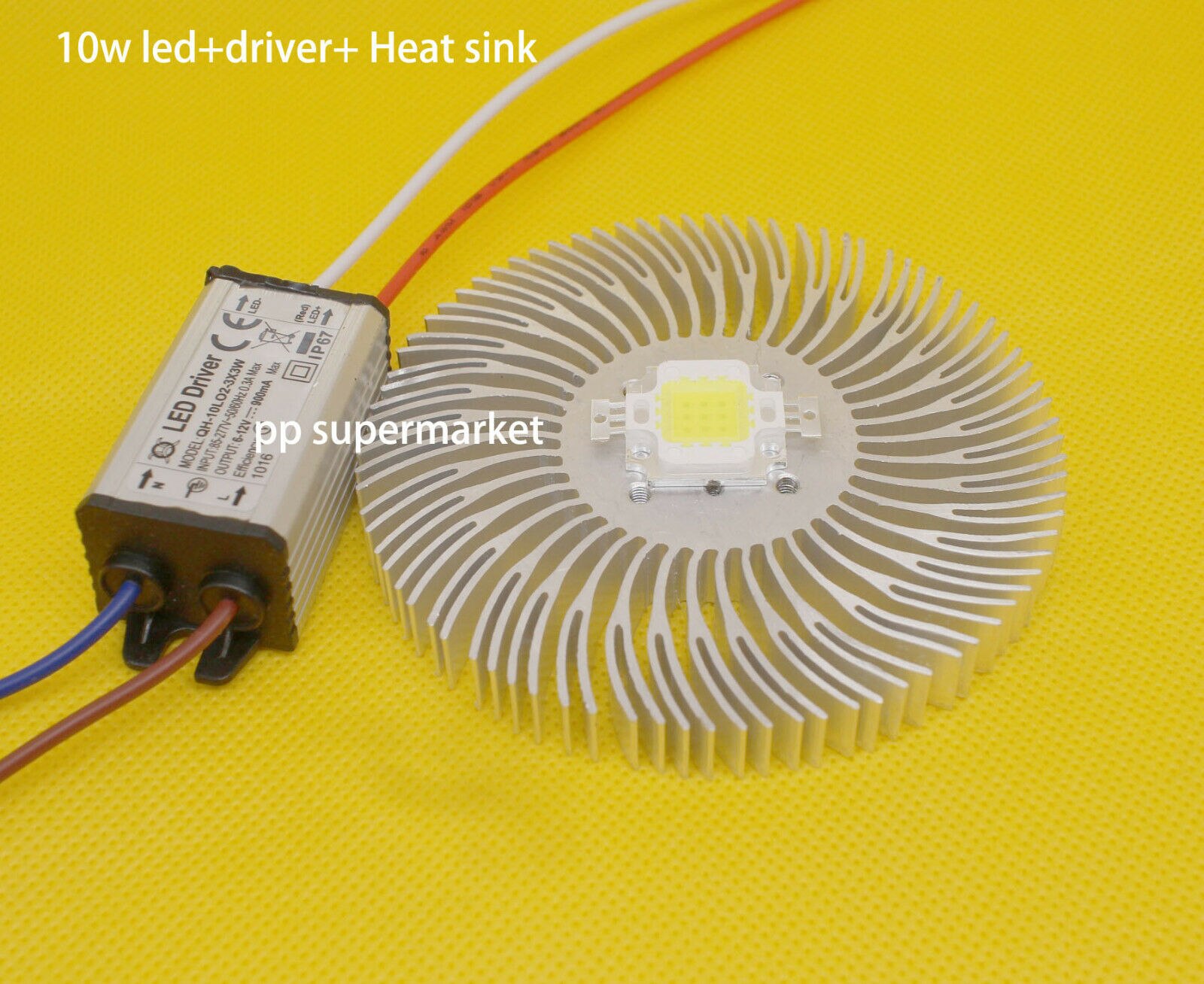 Chip led de alta potencia, 10W, rojo, verde, azul,... – Grandado