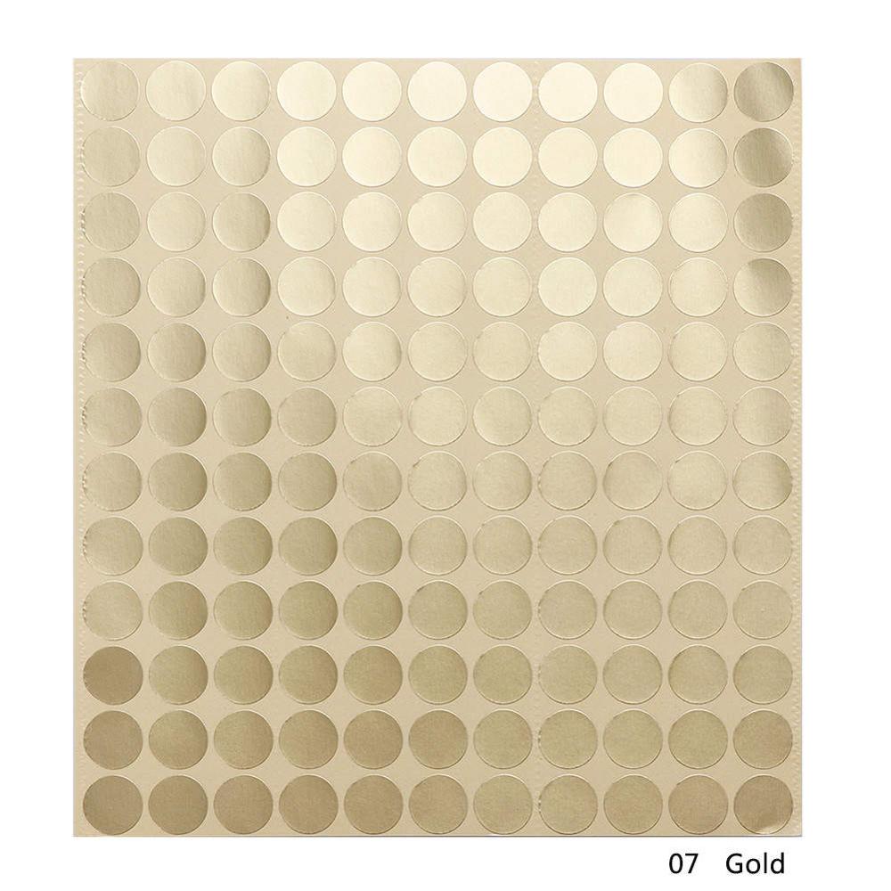 132pcs/Sheet Bottle Labels Colorful Blank Round Ta... – Grandado