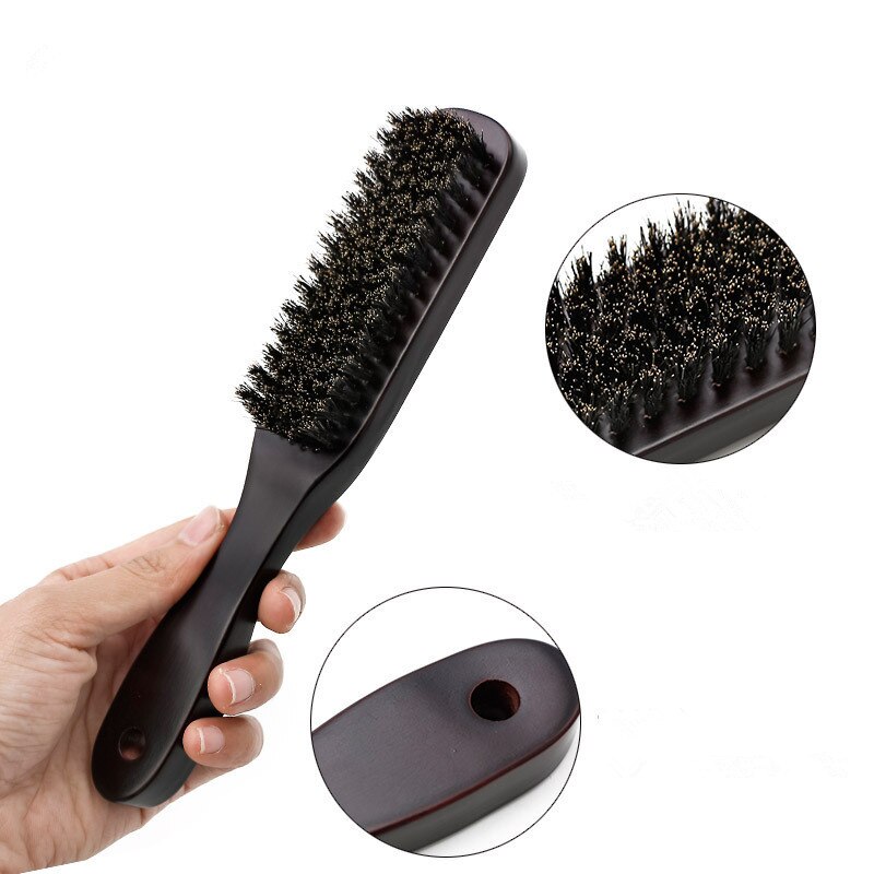 1PC Wood Handle Boar Bristle Cleaning Brush Hairdr... – Grandado