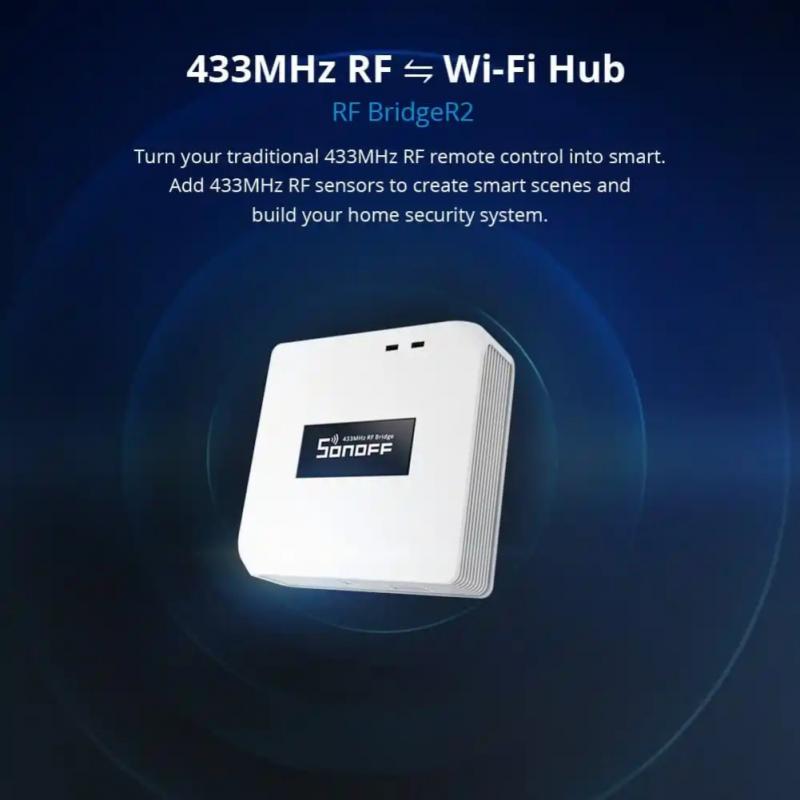 Sonoff Rf Brug R2 Wifi 433Mhz Draadloze Ewelink Ap... – Vicedeal