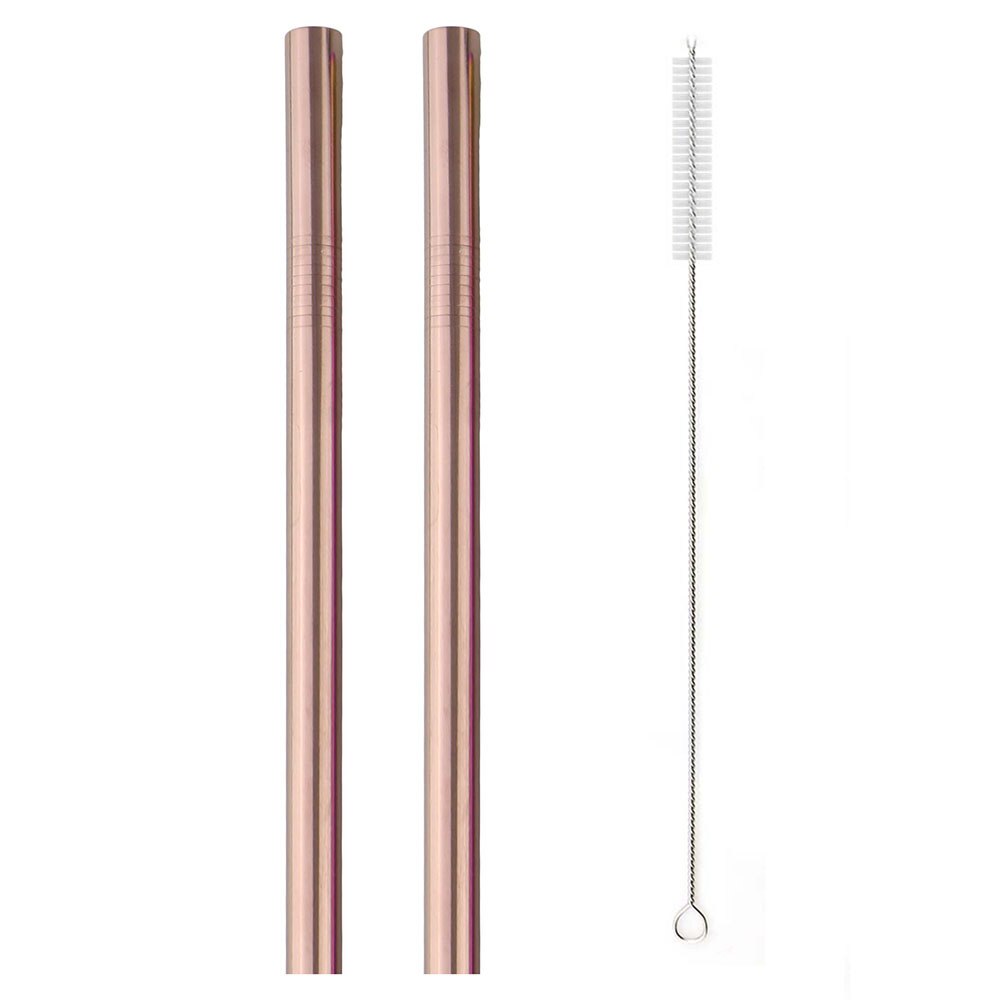 JANKNG 2-Pcs Extra Wide Straw Reusable 304 Stainle... – Grandado