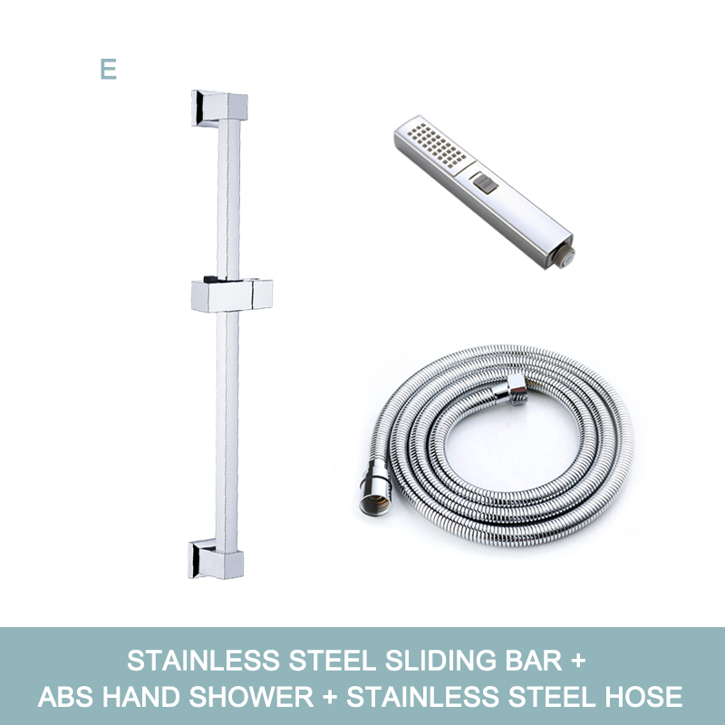 Chrome Shower Sliding Bar Wall Mounted Shower Bar ... – Vicedeal