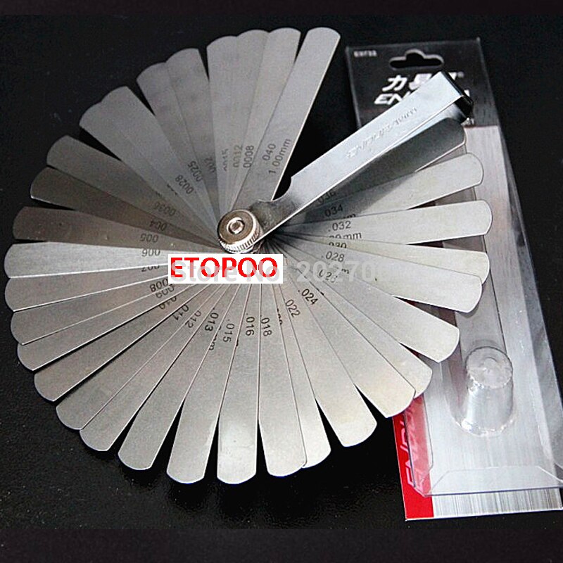 stainless steel DIN standard 32 Blades Feeler Gaug... – Grandado