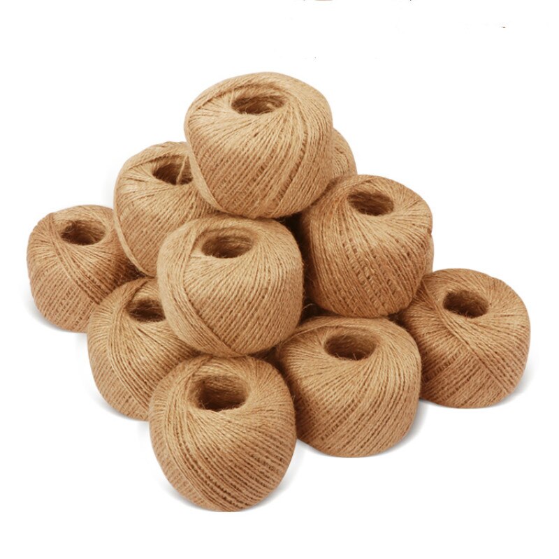 10m/lot Retro Vintage Hemp Twisted 1-14mm Rope Dec... – Vicedeal