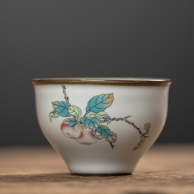 Moon White Ru Kiln Bell Cup Kombucha Cup Master Si... – Grandado
