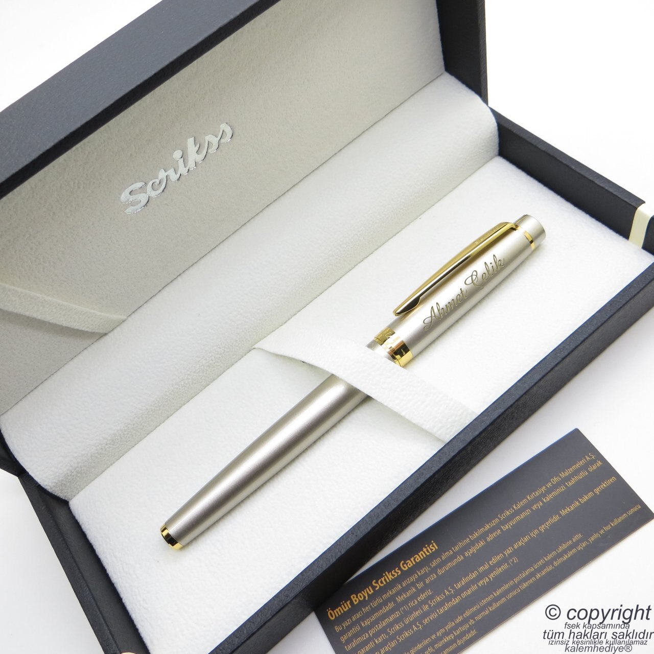 Scrikss 38 Satijn Goud Roller Pen | Scrikss Pen | ... – Grandado