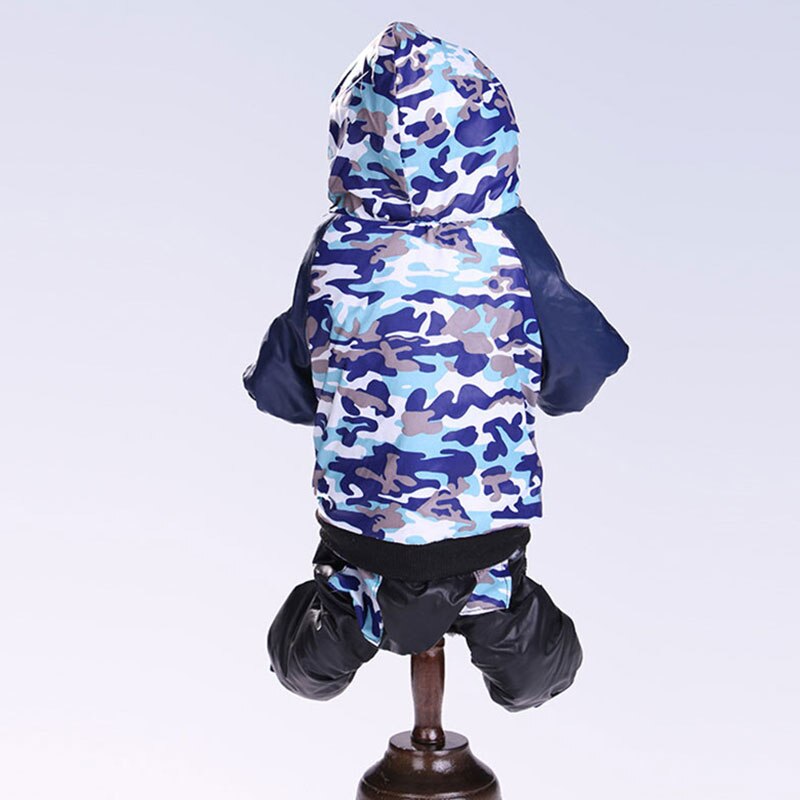 Mono de camuflaje con capucha para perro, abrigo p... – Vicedeal