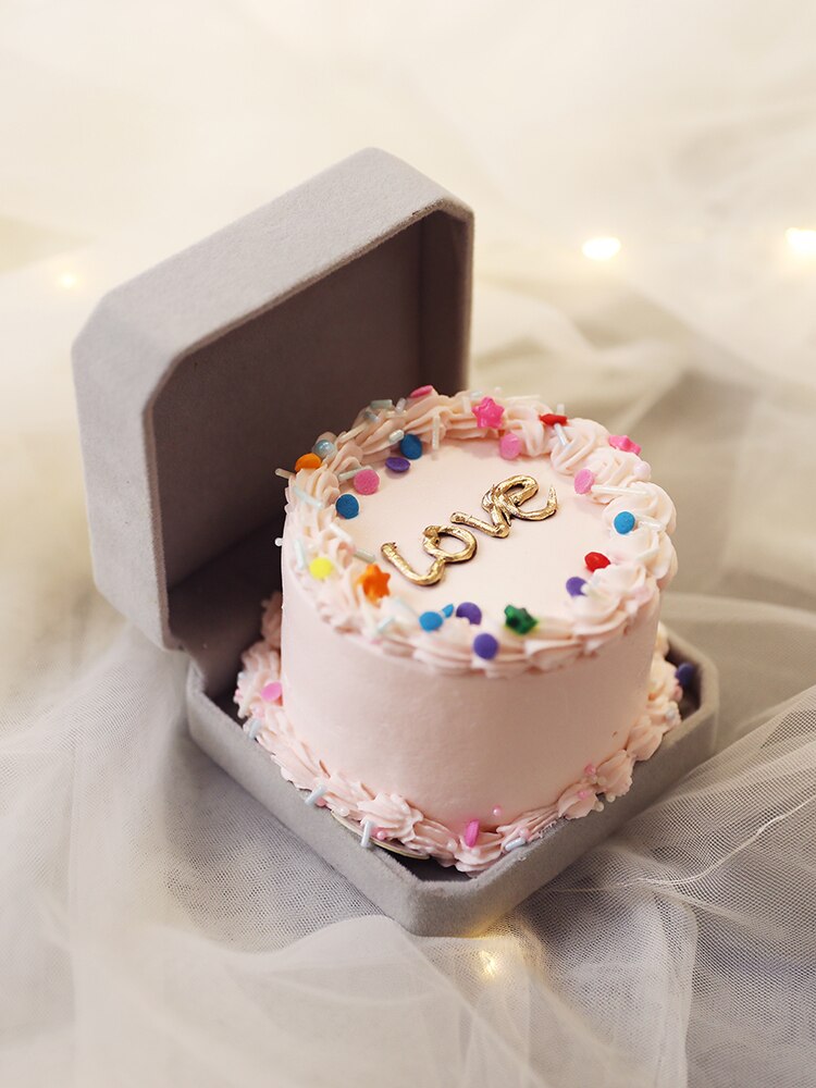 Celebrity Ring Sieraden Doos Cake Mini Voorstel Va... – Grandado
