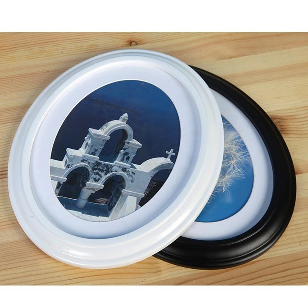 10 Inch Classic Oval Wood Picture Frame Wall Hangi... – Vicedeal