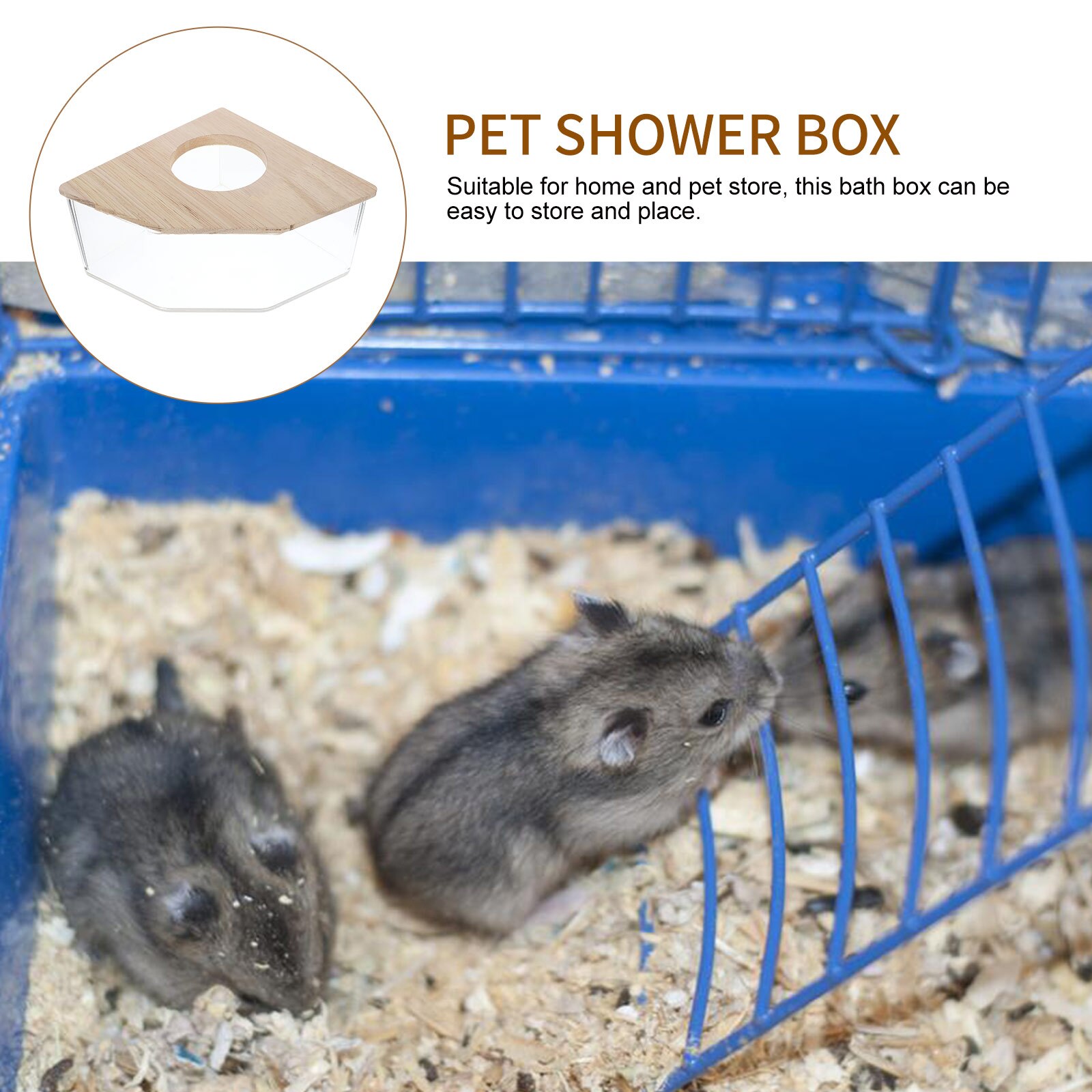 Household Sand-Bath Box Multi-function Chinchilla ... – Grandado
