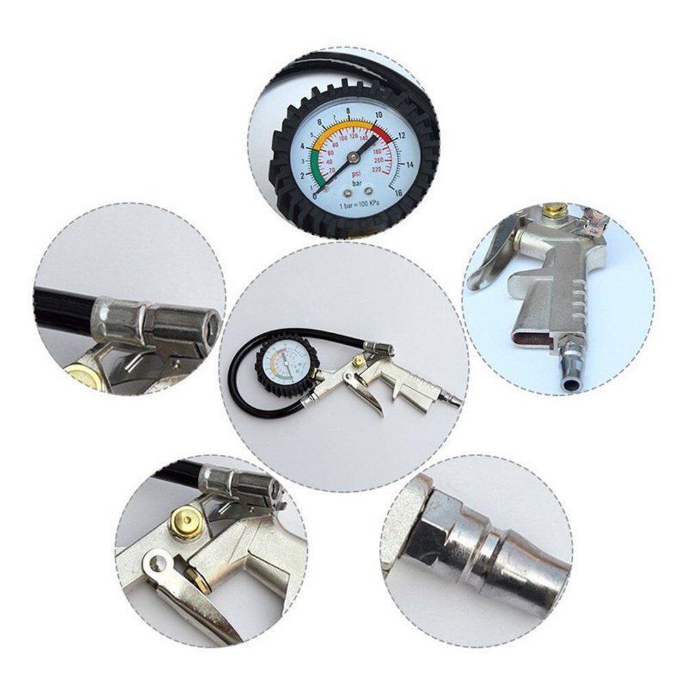 220PSI Luchtdrukmeter Tire Inflator Digital Air Co... – Vicedeal