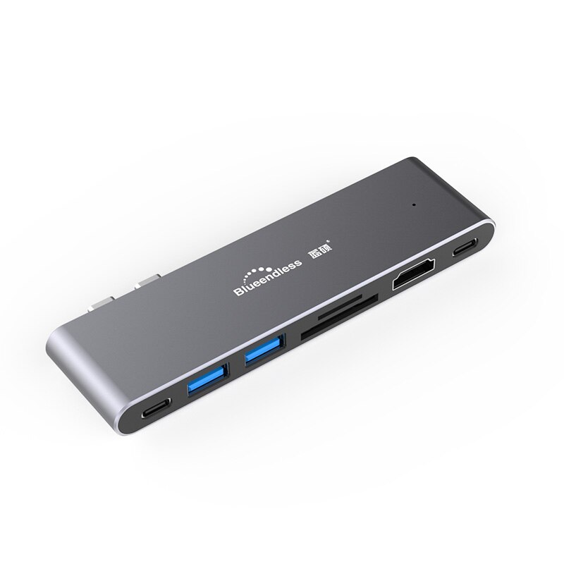 Blueendless 7 in 1 dubbel usb-c hub-adapter med ty... – Grandado