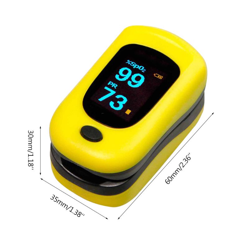 Pulse Oximeter Fingertip Finger SPO2 Heart Rate Bl... – Grandado