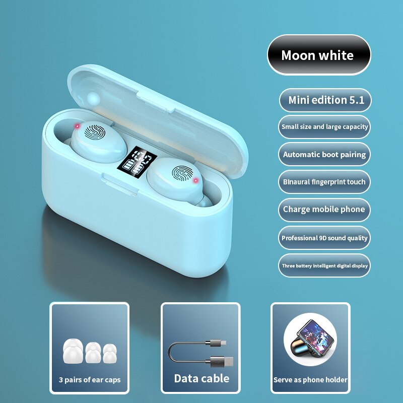 Tws Bluetooth Draadloze Koptelefoon 2000 Mah Sport... – Vicedeal