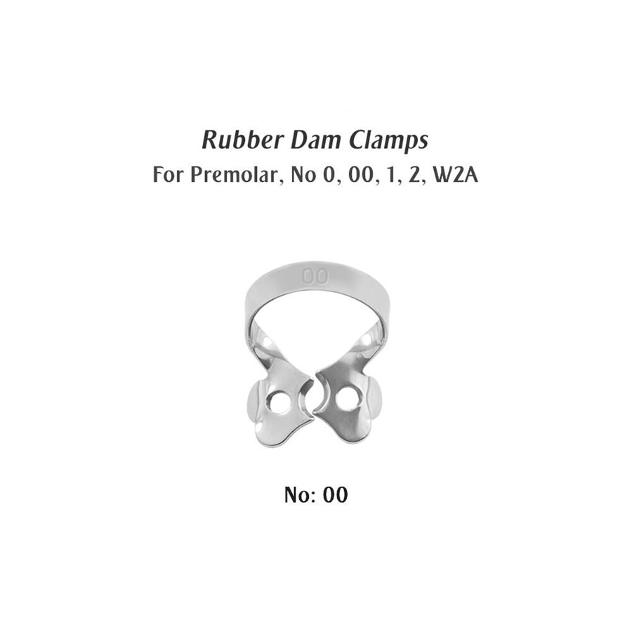 5pcs/lot RUBBER DAM CLAMPS DENTAL RESTORATIVE PREM... – Grandado