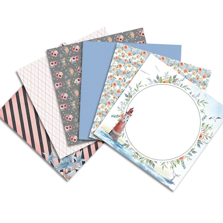 24 Sheet 12X12" Ocean Secret Craft Paper Mate... – Grandado