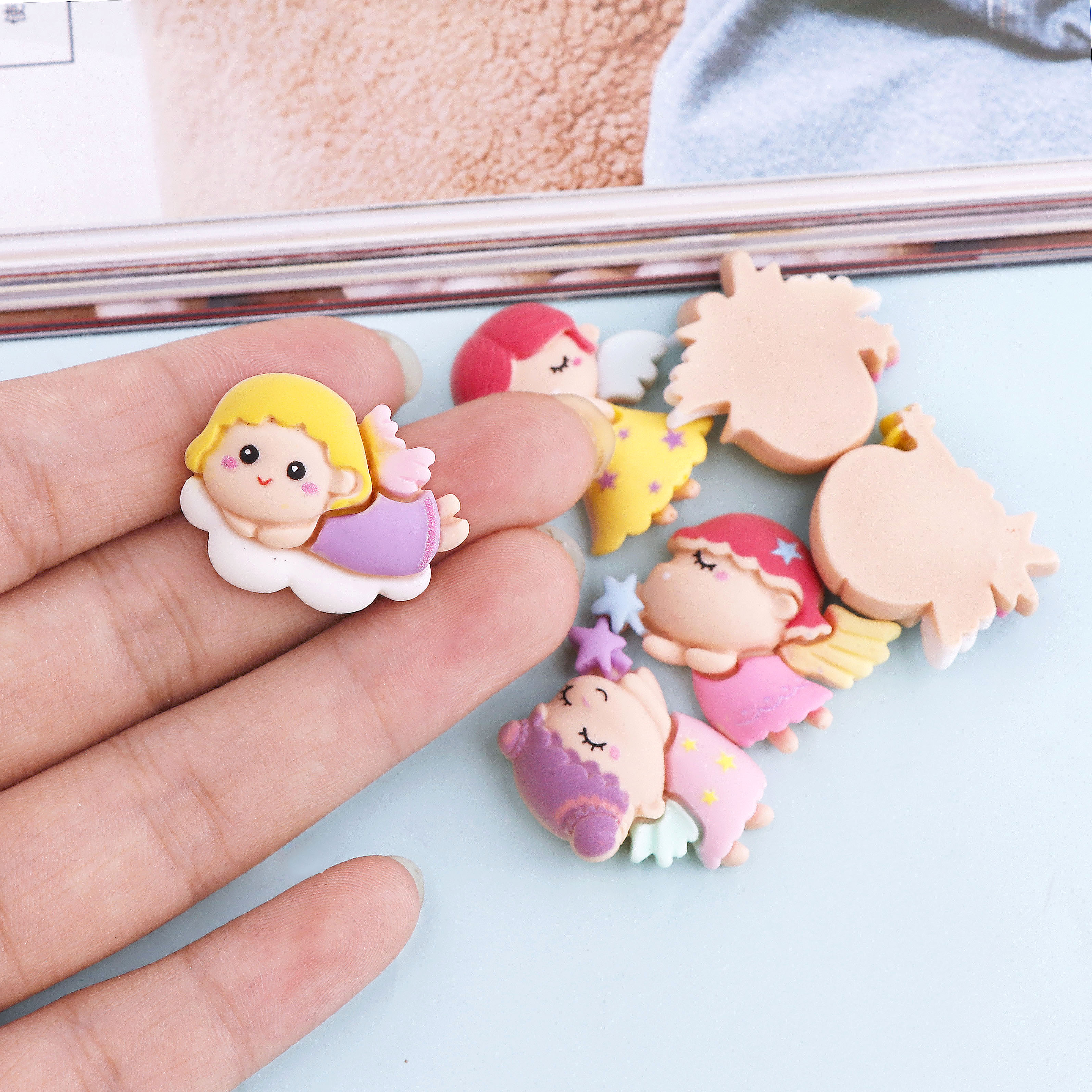 12pcs/set Mix Models Flatback Resin Accessories Cu... – Grandado