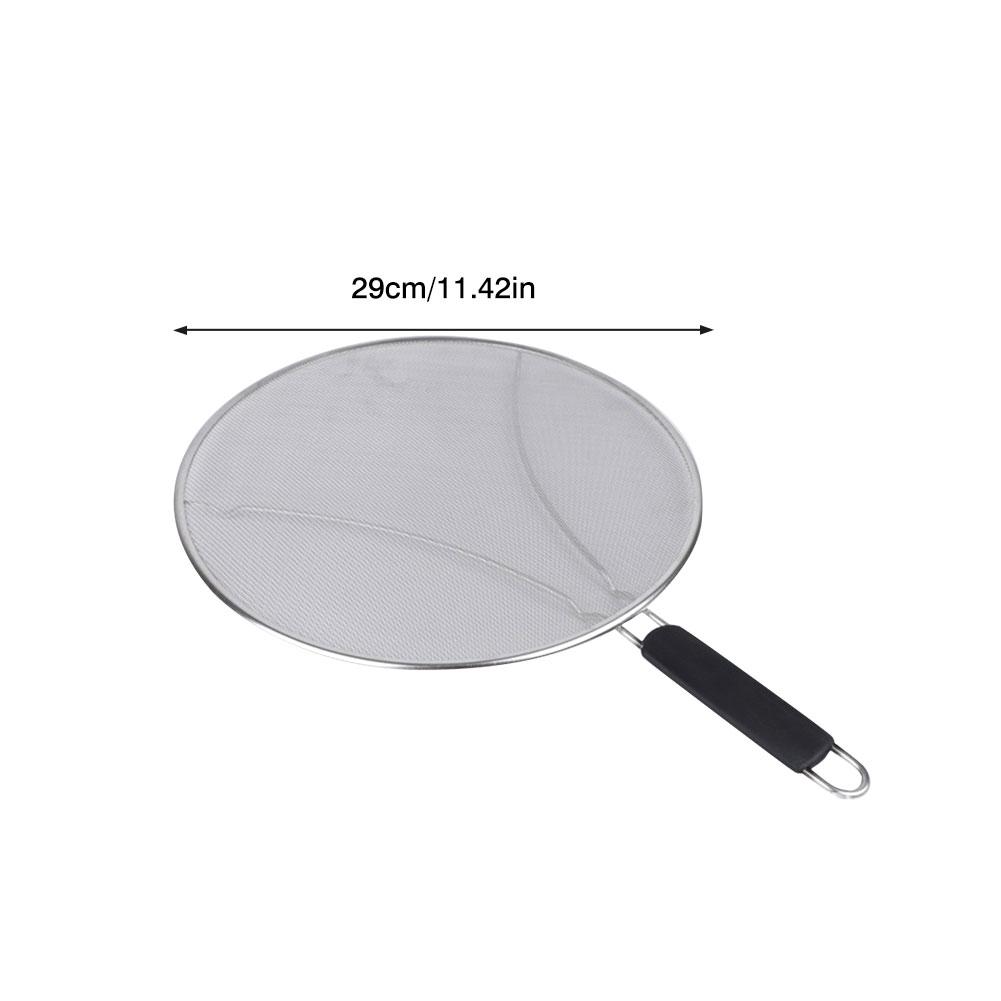 Splatter Screen Frying Pan Grease Guard Shield Wit... – Vicedeal
