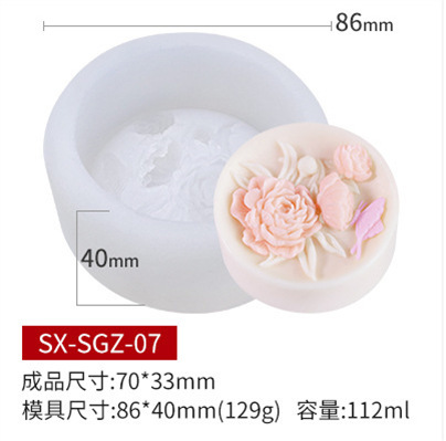 Valentinstag Liebe Rosen Silikon Form Gips form DI... – Grandado
