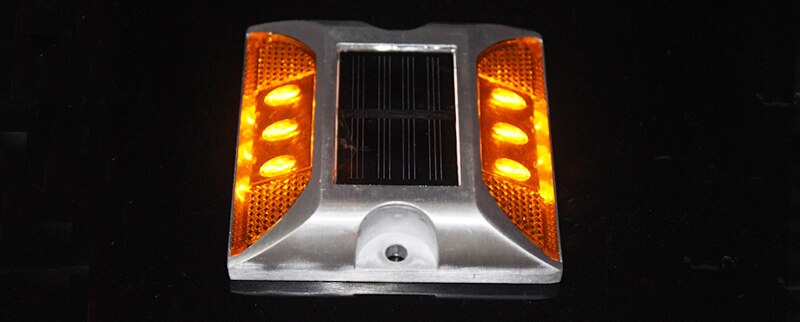 2X Solar Powered LED Road Stud Amber Road Flashing... – Vicedeal