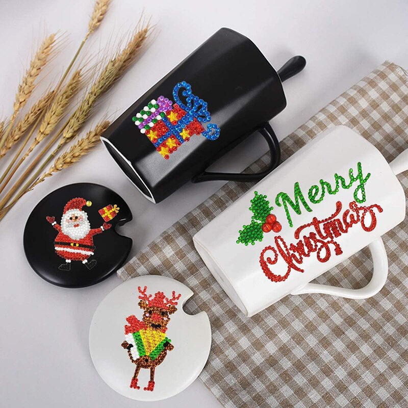 5D DIY Christmas Santa Trees Elk Snowman Diamond P... – Grandado