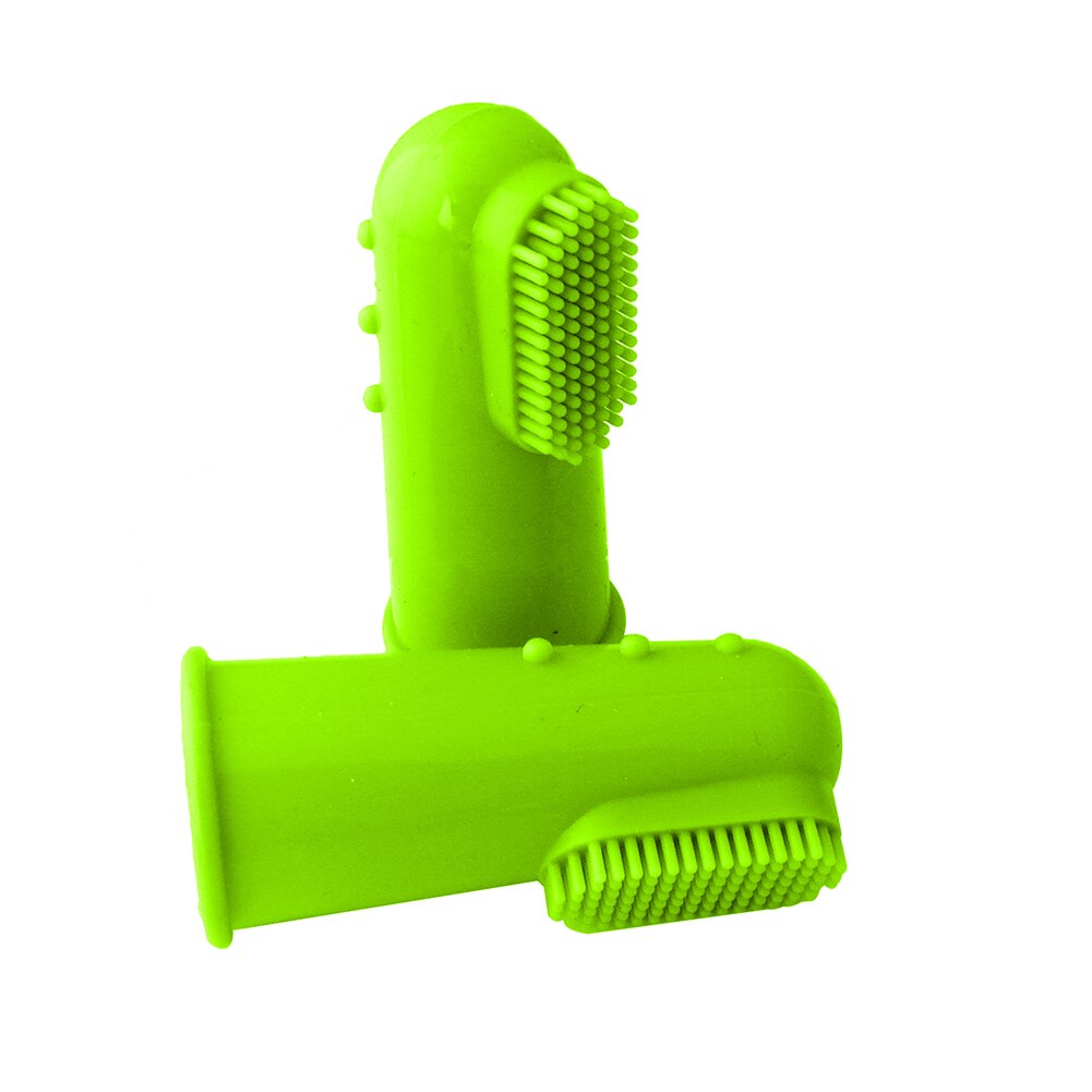 Siliconen Vinger Tandenborstel Dierbenodigdheden M... – Grandado