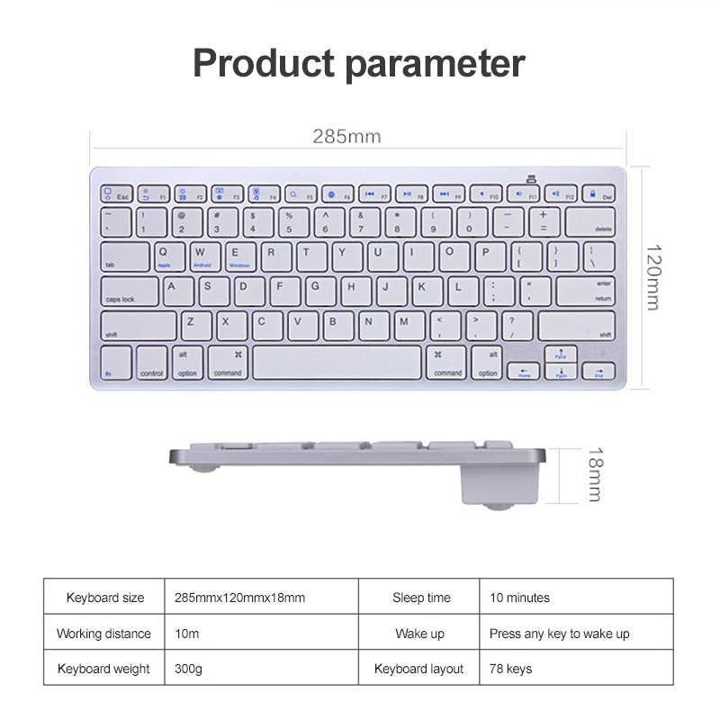 Mini Wireless Keyboard Bluetooth Keyboard For Ipho Grandado