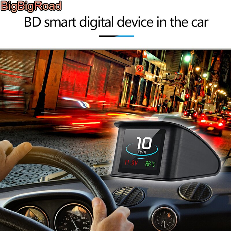 BigBigRoad Car Hud OBD II 2 Computer Windscreen Pr... – Vicedeal