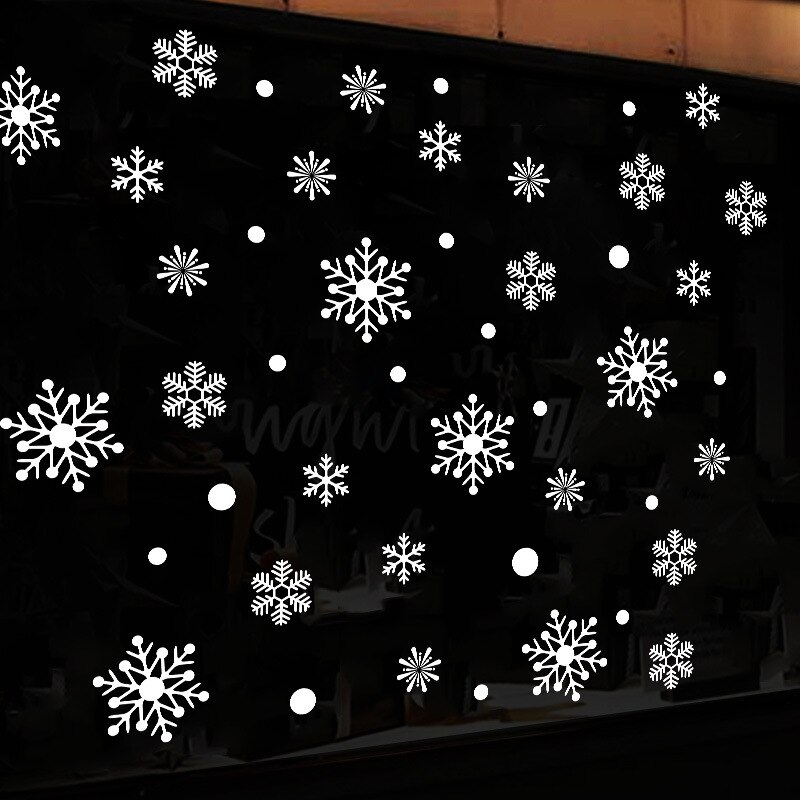Large Snowflake Wall Stickers Christmas Window Dec... – Vicedeal