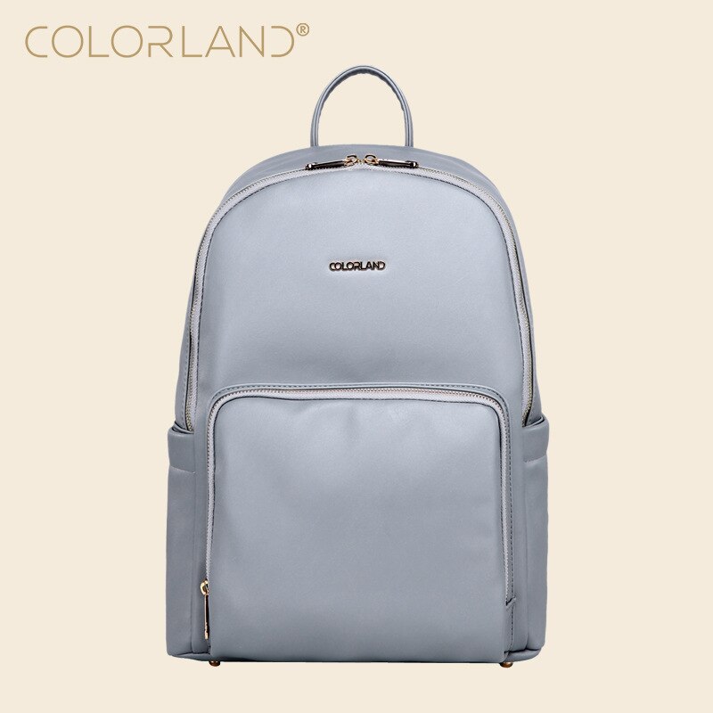 Colorland Leather Backpack Baby Diaper Bag Nappy B... – Grandado