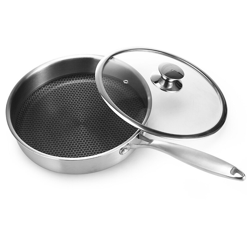 Sartén de acero inoxidable para el hogar estilo ch... – Grandado
